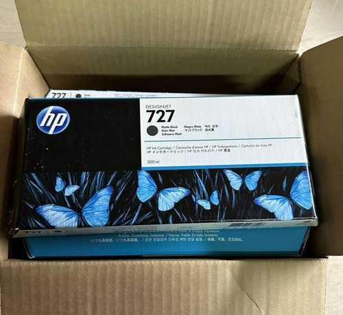 Картридж HP 727 (matte black), 300 мл (C1Q12A)