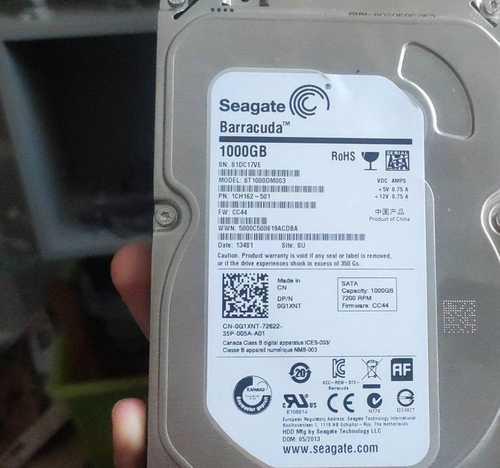 Жесткий диск seagate barracuda 1 тб