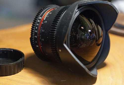 Fisheye для Nikon Rokinon 8 mm T3.8