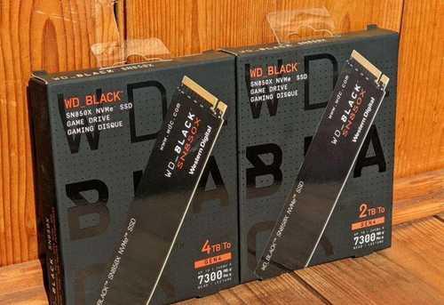 2TB/4TB WD Black SN850X (PC/PS5)