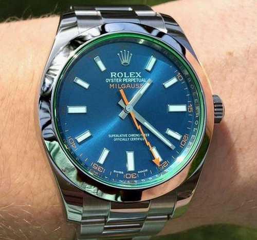 Часы ролекс Milgauss 40мм новые