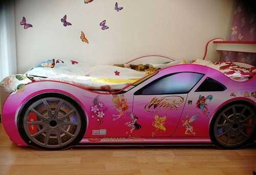 Кровать-машина для девочки