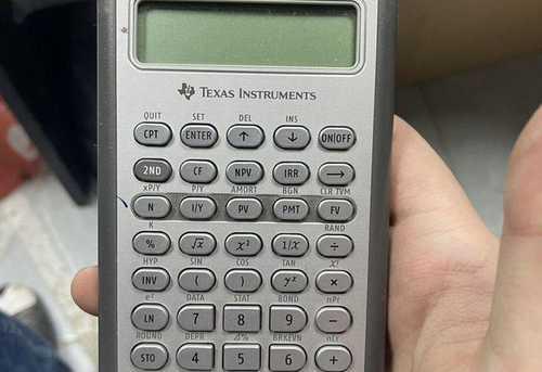 Инженерный калькулятор texas instruments ba2 plus