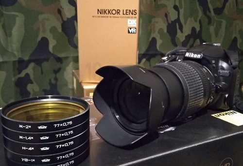 Фотоаппарат Nikon D3100 + объектив VR 18-105 + Доп
