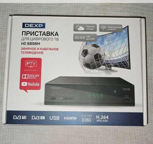 Тв приставка dexp HD 8898M