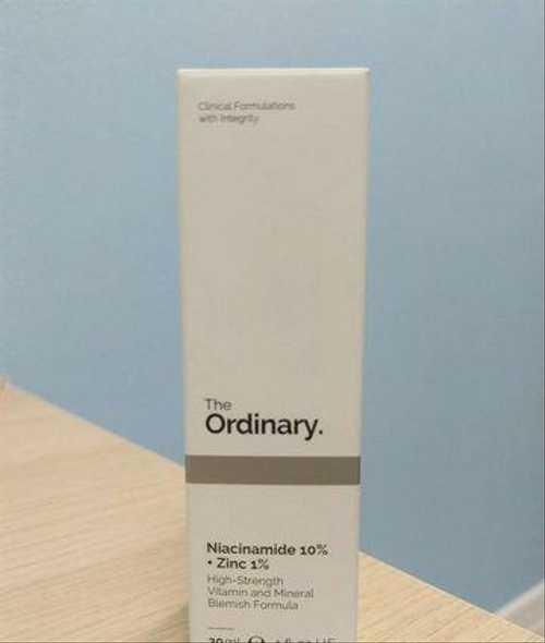 The ordinary niacinamide + zinc