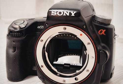Фотоаппарат Sony Alpha A55 на запчасти