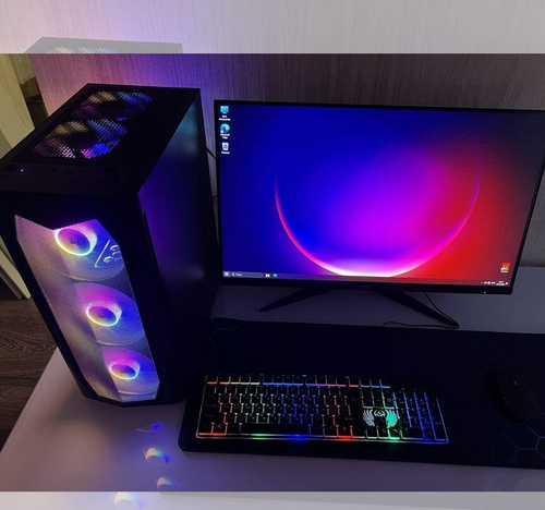 Игровой пк с монитором 27 144 R5 5600 3060ti