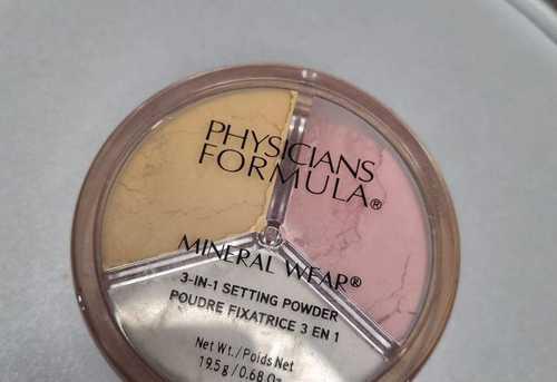 Пудра рассыпчатая минеральная physicians formula