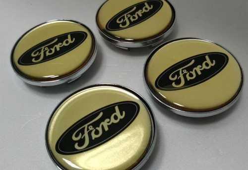 4шт Ford колпаки 59мм/50мм для литых дисков
