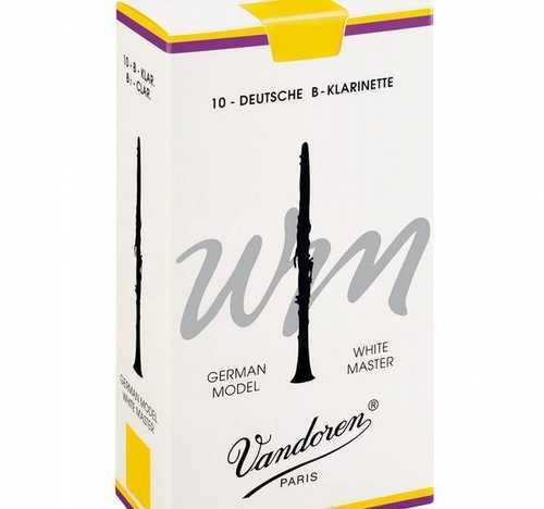 CR163 white master Трости для кларнета Bb №3 (10шт) Vandoren