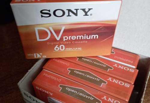 Видеокассеты miniDV Sony DV Premium 60min