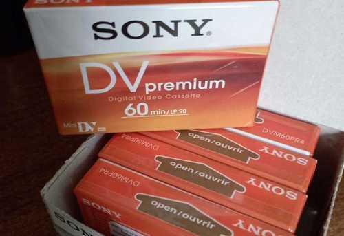 Видеокассеты miniDV Sony DV Premium 60min