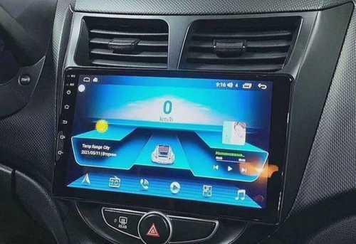 Магнитола Hyundai Solaris Android IPS DSP