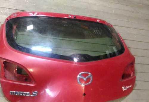 Дверь багажника со стеклом Mazda 3 BL 2009-2013