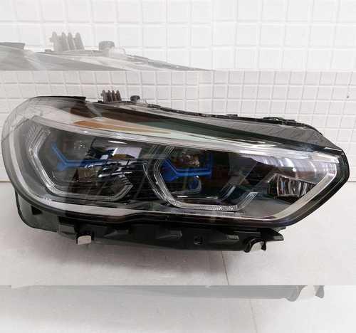 Правая фара BMW X6 G06 Laser Chrome