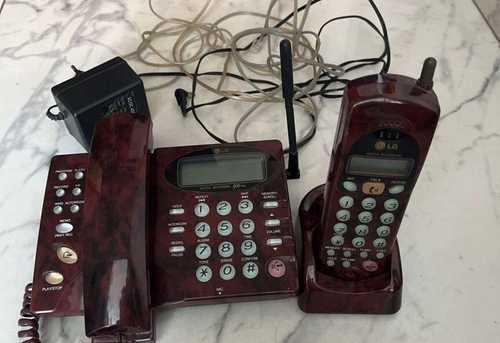 Телефон стационарный LG и трубка