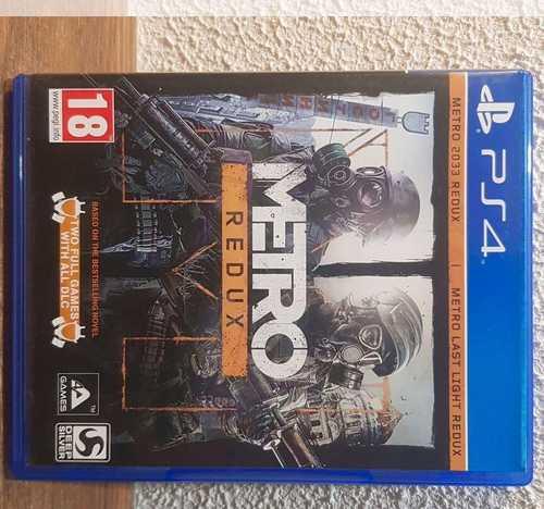 Диск ps4 Metro redux