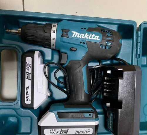 Аккумуляторная дрель-шуруповерт Makita DF488DWE(К)