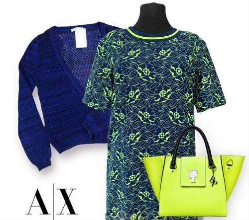 Платье Armani и кардиган Chloe S /M
