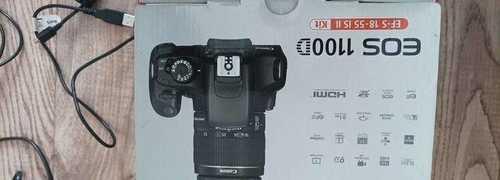 Зеркальный фотоаппарат canon eos1100d