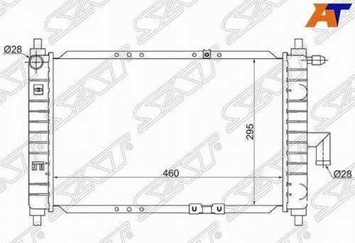 Радиатор chery QQ