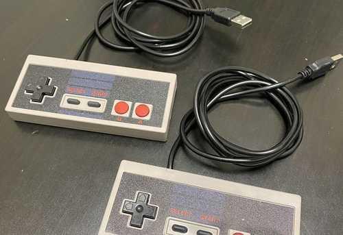 Геймпады NES (Dendy) USB для пк (комплект 2шт)