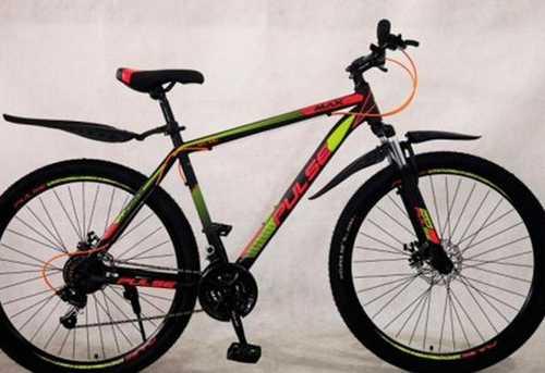 Велосипед Pulse 29" MD 490 черный/оранжевый/зелены