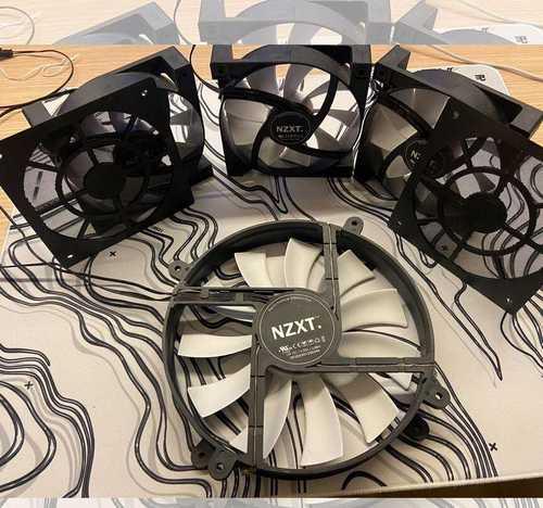Кулера nzxt (3x120мм   1x200мм)