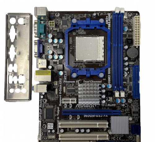 Материнская плата ASRock 960GM-GS3 Soc-AM3+