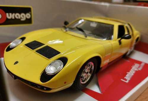 Коллекционная модель Lamborghini Miura 1:18