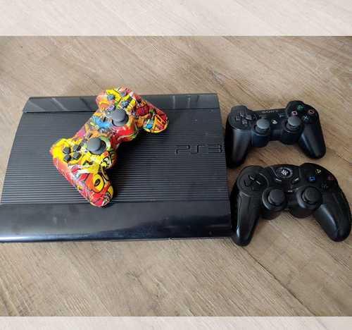 Playstation 3 super slim прошитая 500 гб