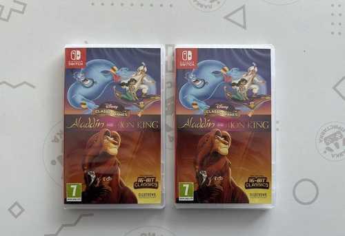 Disney Classic Games Alladin & Lion King Nintendo