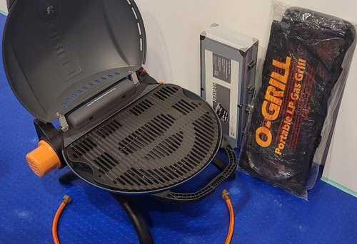 O-grill 800t blue + Шланг O-hose + Сумка для гриля