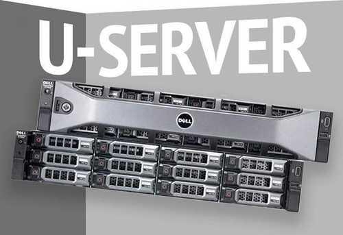 Сервер Dell R720XD 12*3.5 2*2650v2 64Gb H710 2*750
