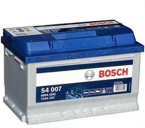 Аккумулятор Bosch S4 007 (72R) обр. пол. 72 Ач