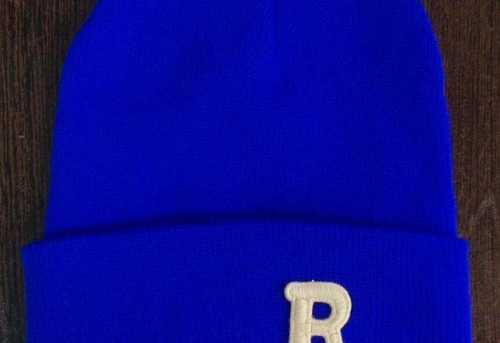 R детская шапка зимняя синяя новая Магазин
