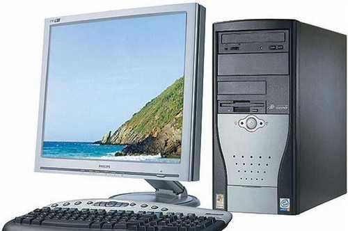 Офисный компьютер i5-7500 8Gb Hdd 2Tb