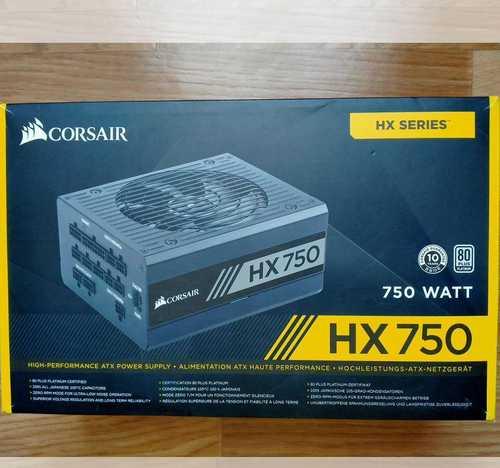 Блок питания Corsair HX750 W 80 Platinum