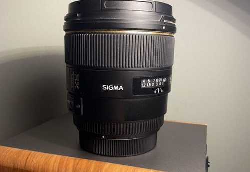 Объектив Sigma 85mm f 1.4 canon