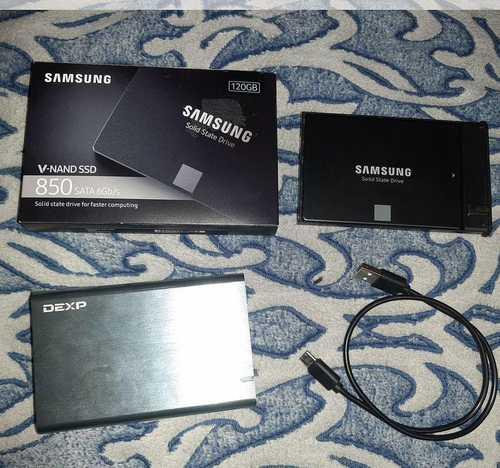 Внешний жесткий диск SSD Samsung 850 120Гб