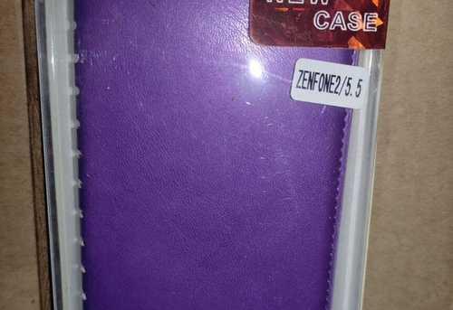 Чехол книжка Asus Zenfone 2 5.5' фиолетовый
