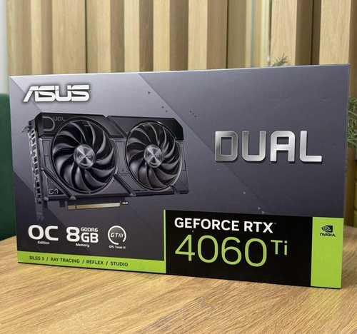 Видекарта Asus GeForce Dual RTX 4060Ti 8GB