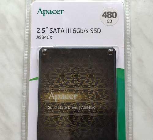 SSD-накопитель apacer AS340X 480 GB Новый
