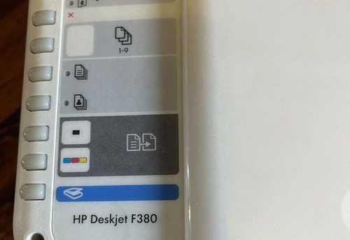 Мфу струйное HP DeskJet F380, цветн., A4