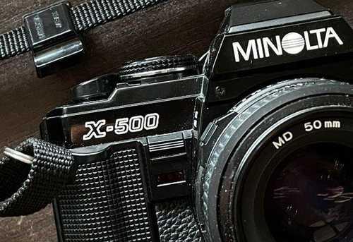 Minolta X-500 + 50 1,7