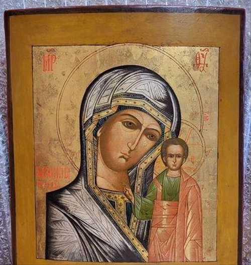 Икона Казанская Пресвятая Богородица 19 век