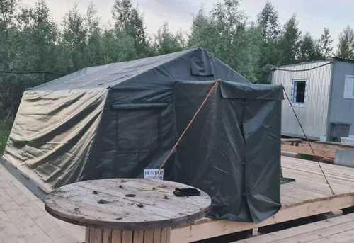 Палатка армейская каркасная пвх от 10 до 70 чел