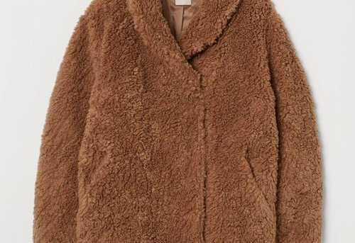 Пальто из искуственного меха H&M