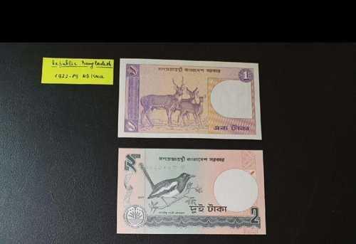 Банкноты Бангладеш, Бурунди, Сомали, Аргентина UNC